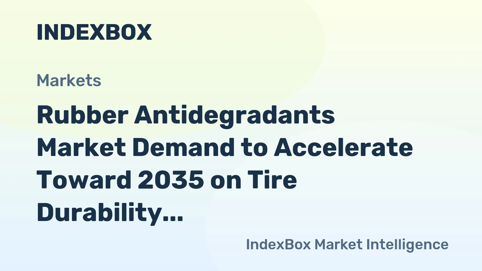 Rubber Antidegradants Market Demand to Accelerate Toward 2035 on Tire Durability and EV Thermal Requirements