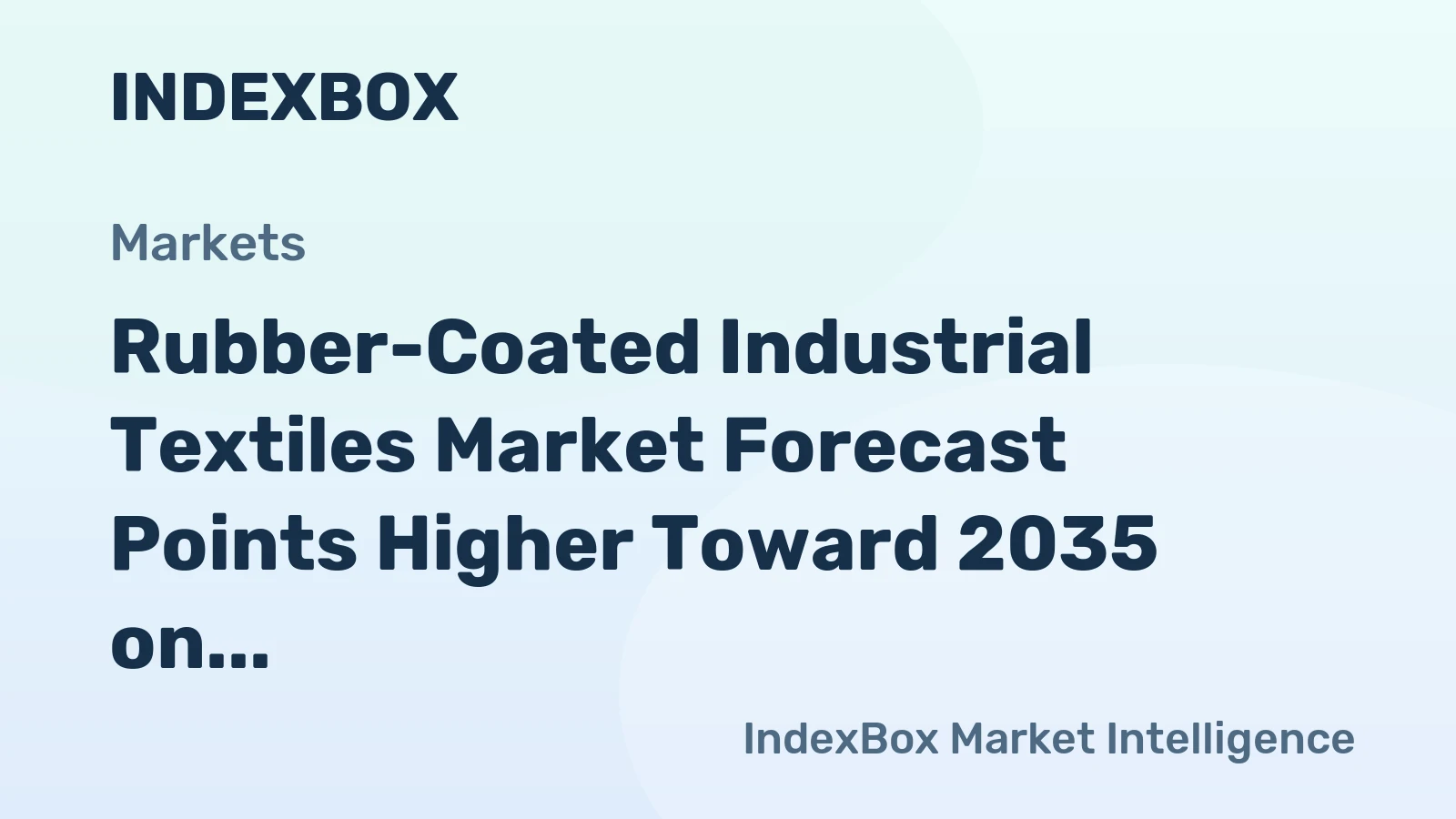 Rubber-Coated Industrial Textiles Market Forecast Points Higher Toward 2035 on Automation and Electronics Demand