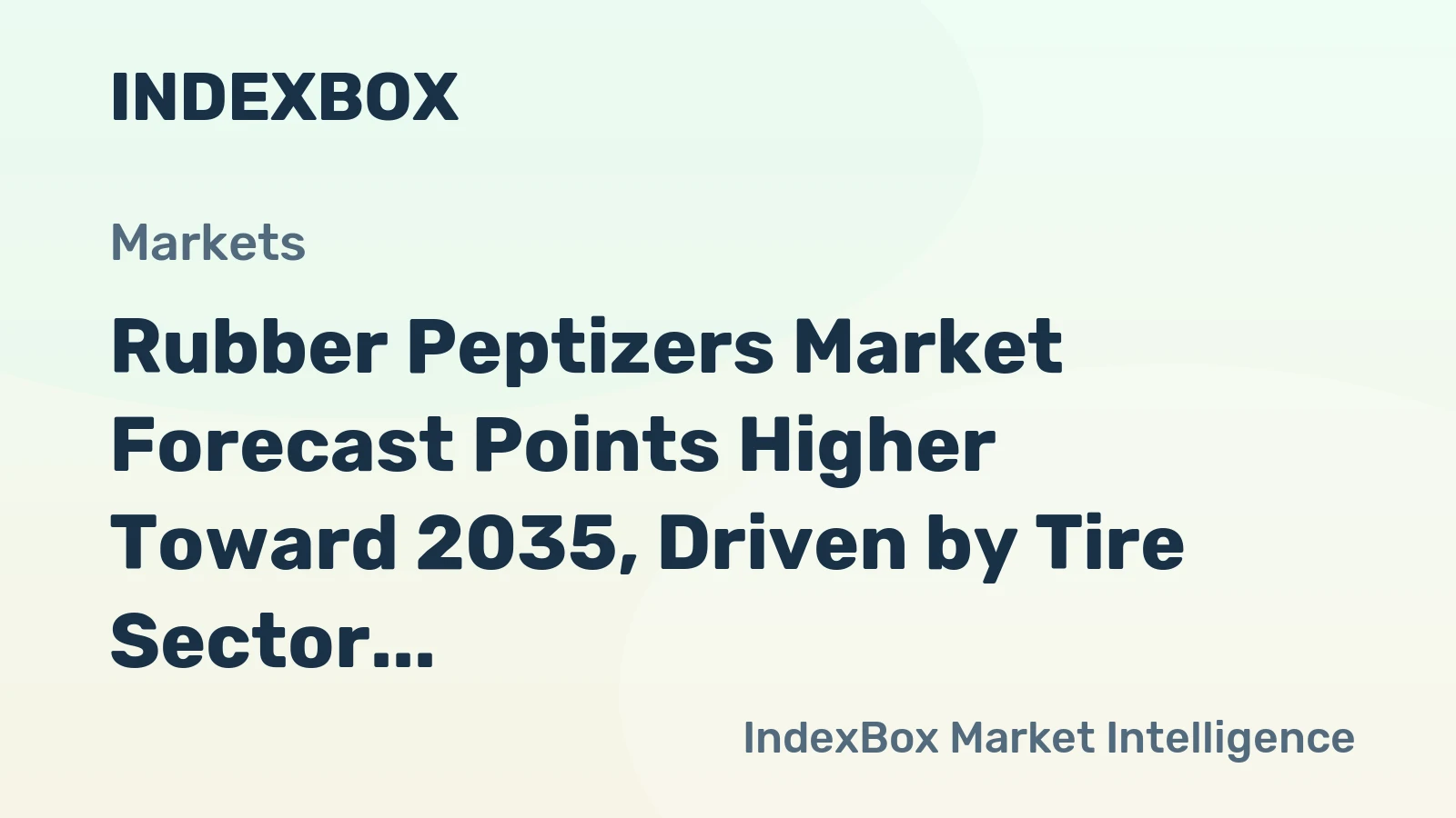 Rubber Peptizers Market Forecast Points Higher Toward 2035, Driven by Tire Sector Reformulation Demands