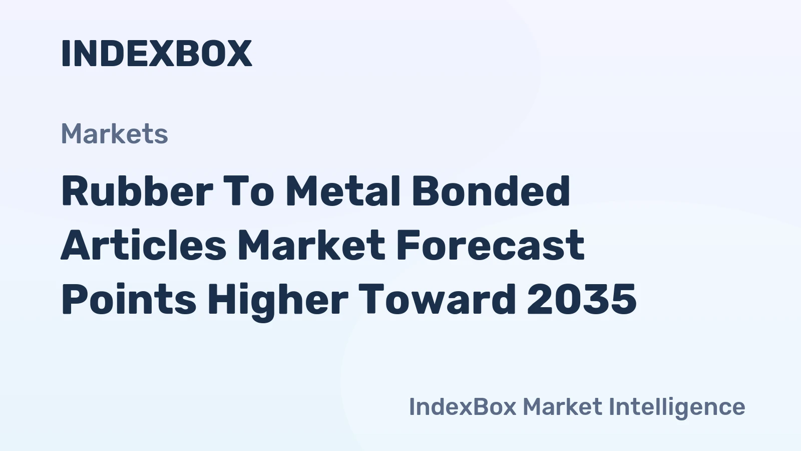 Rubber to Metal Bonded Articles Market Forecast Points Higher Toward 2035, Driven by Automotive Electrification