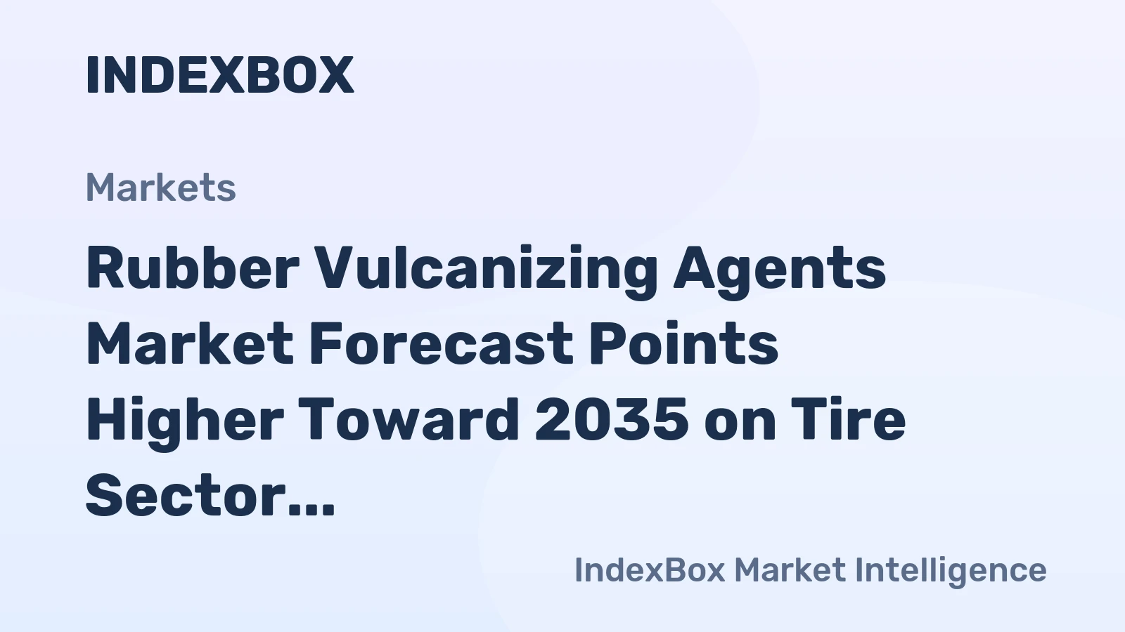 Rubber Vulcanizing Agents Market Forecast Points Higher Toward 2035 on Tire Sector Expansion