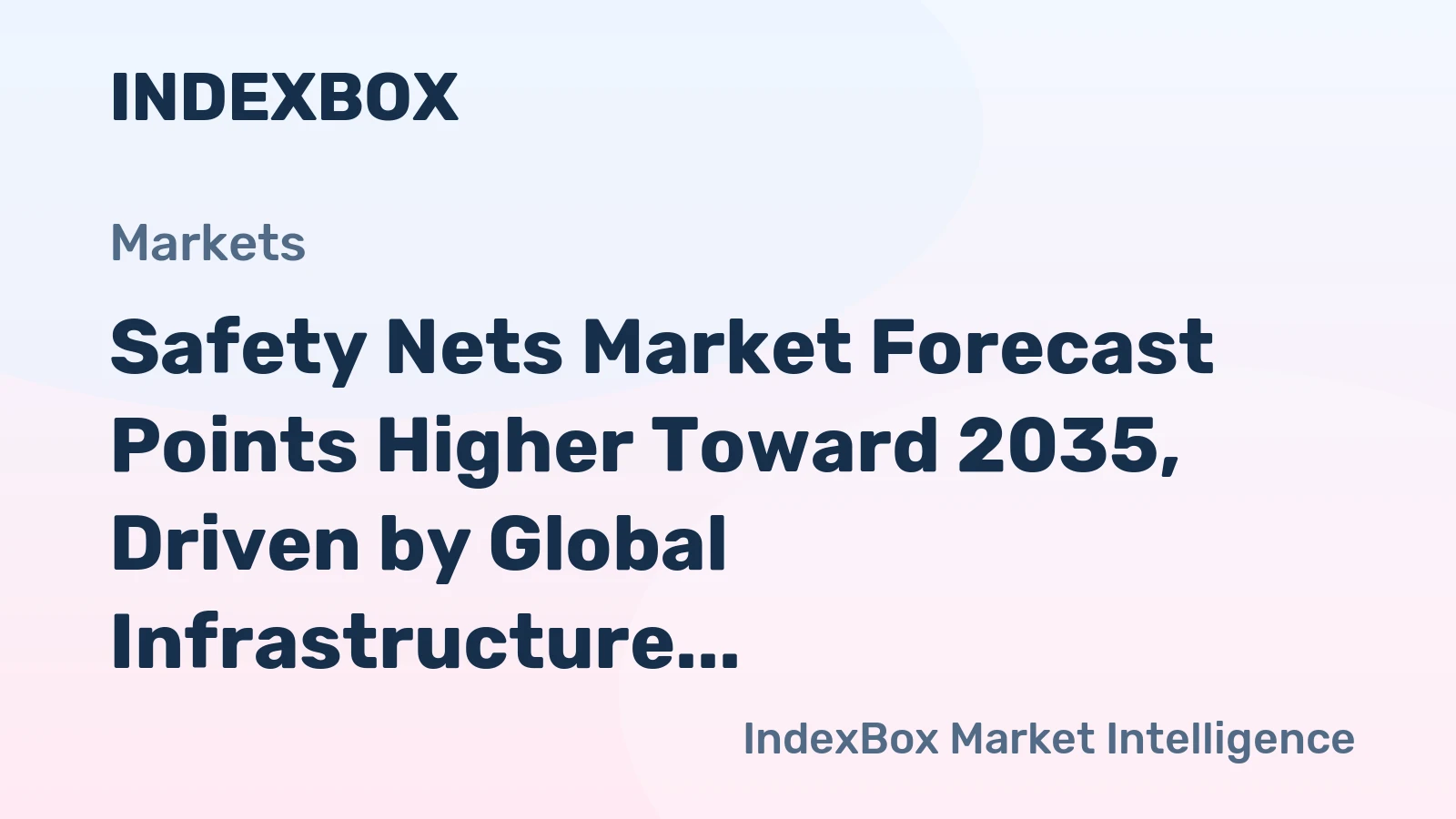 Safety Nets Market Forecast Points Higher Toward 2035, Driven by Global Infrastructure Investment