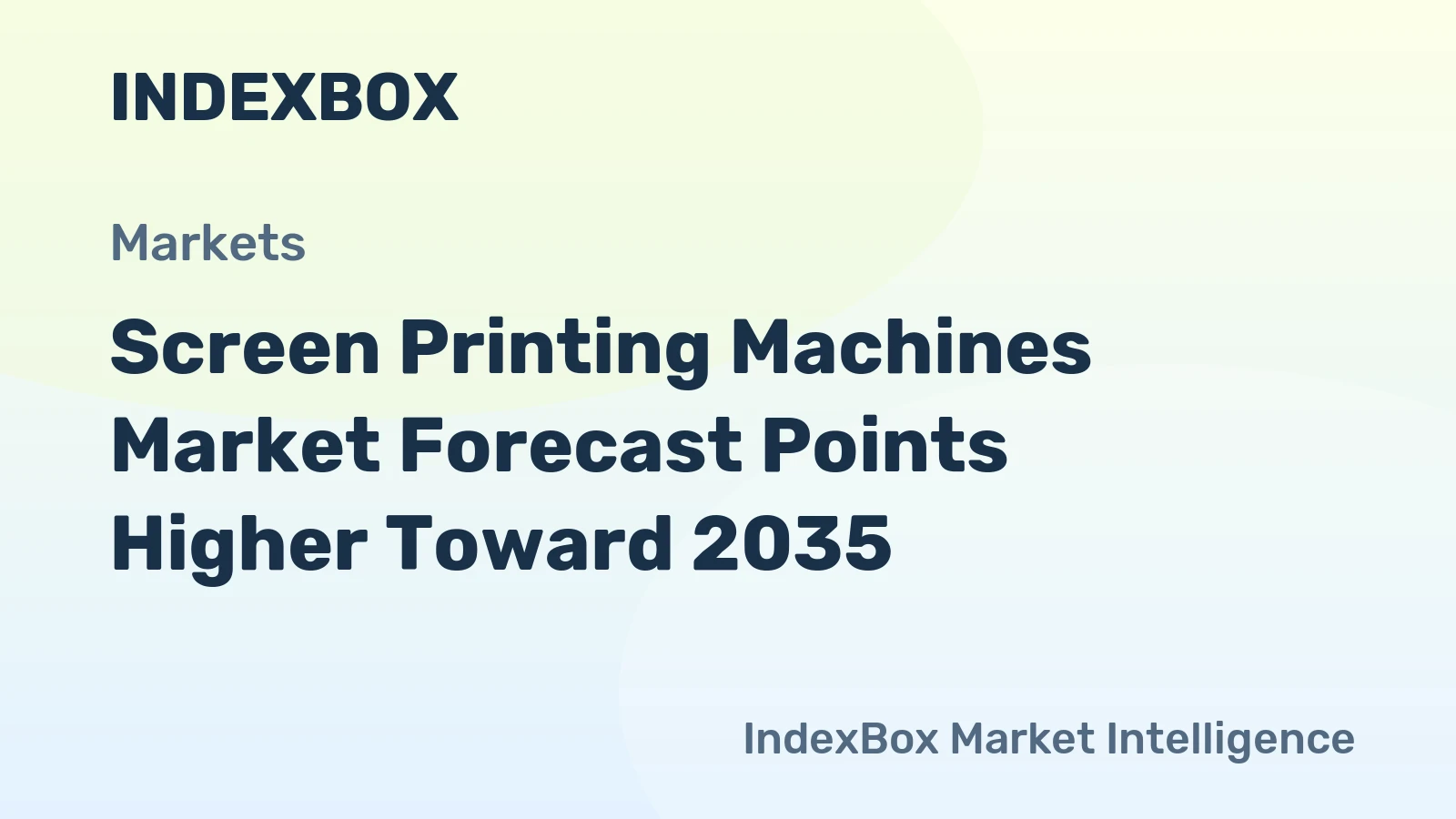 Screen Printing Machines Market Forecast Points Higher Toward 2035, Driven by Electronics Miniaturization and Automation Demand