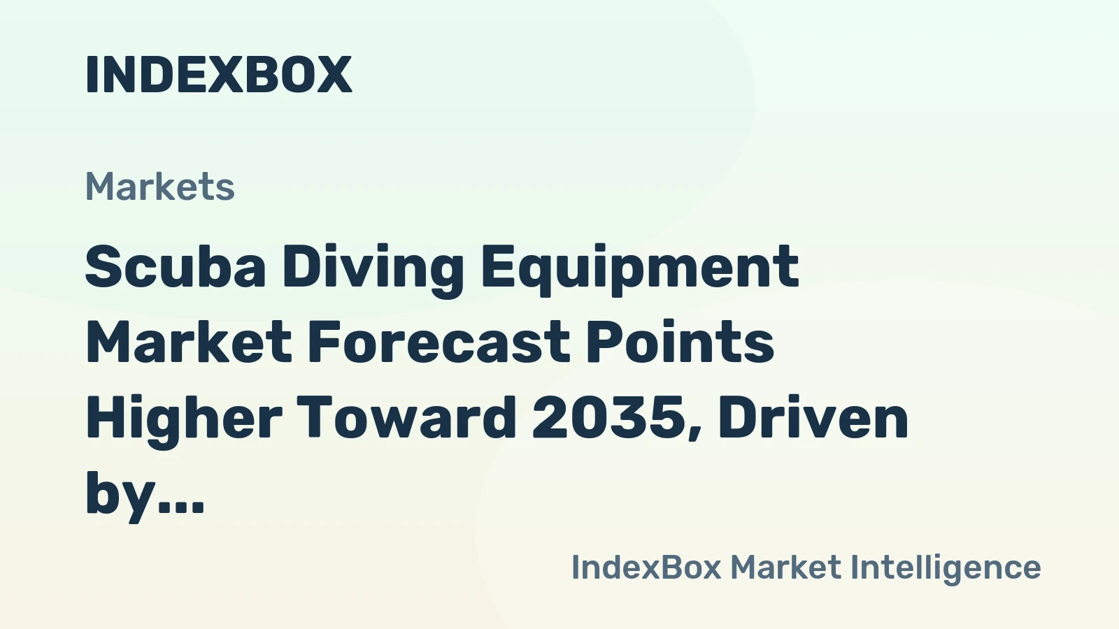 Scuba Diving Equipment Market Forecast Points Higher Toward 2035, Driven by Premiumization and Tourism Rebound