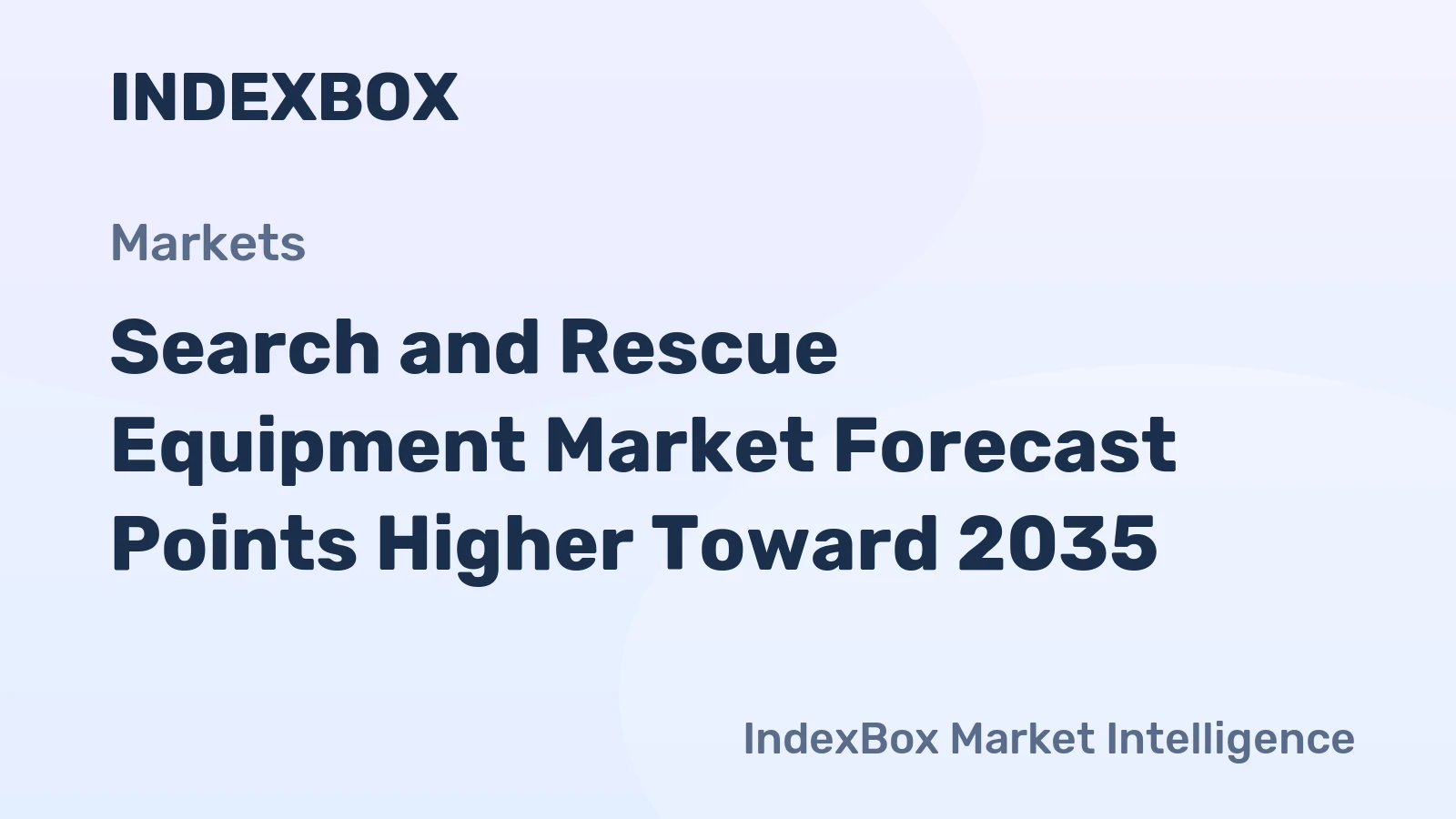 Search and Rescue Equipment Market Forecast Points Higher Toward 2035, Driven by Climate-Related Disaster Frequency