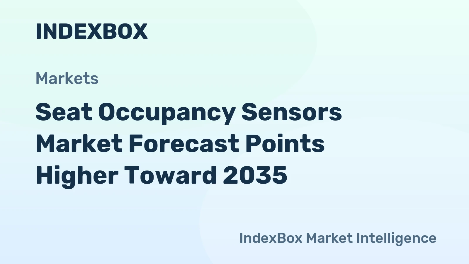 Seat Occupancy Sensors Market Forecast Points Higher Toward 2035, Driven by Advanced Safety Mandates and Smart Infrastructure Integration