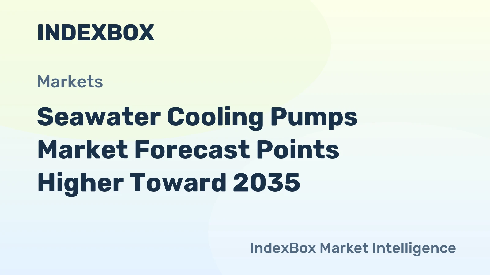 Seawater Cooling Pumps Market Forecast Points Higher Toward 2035, Driven by Global Power and Desalination Expansion