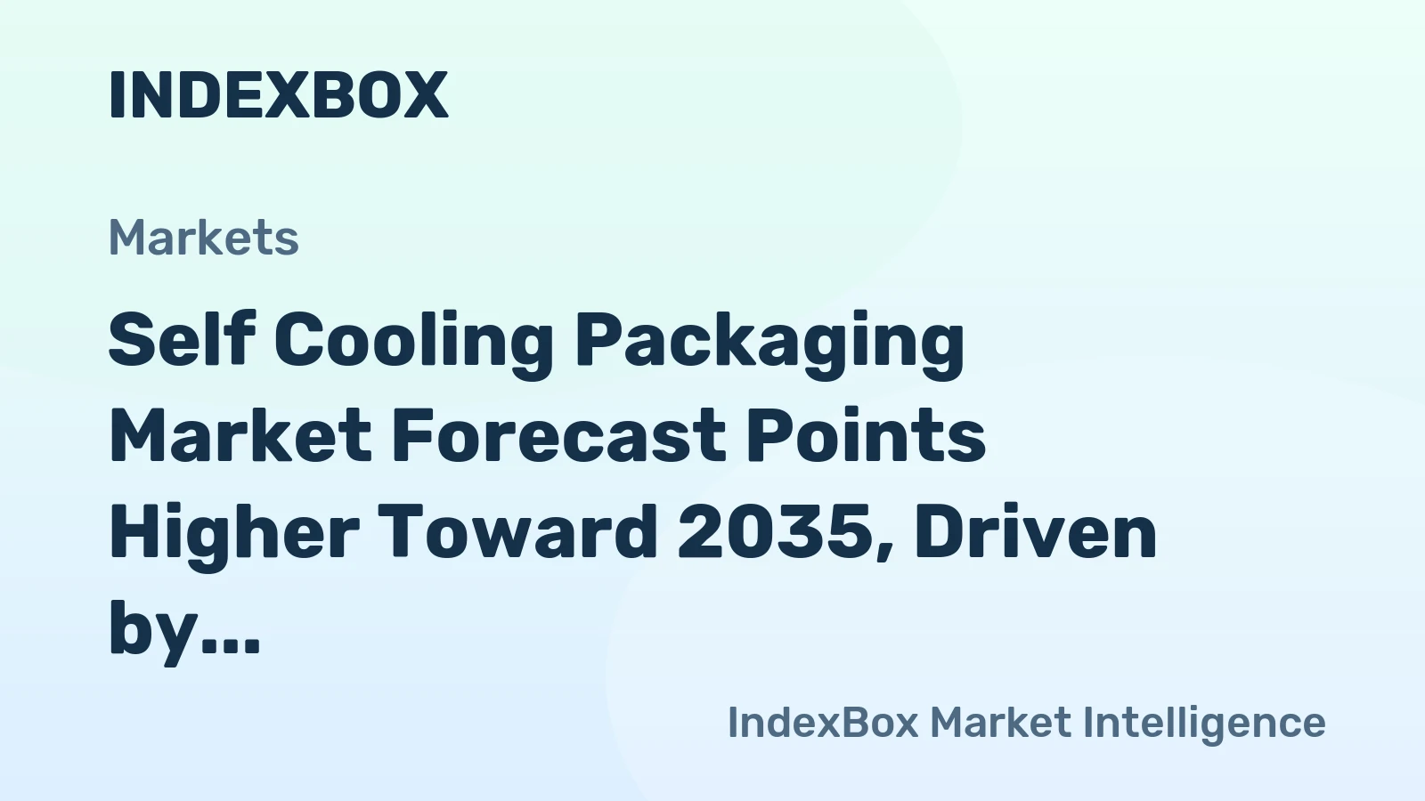 Self Cooling Packaging Market Forecast Points Higher Toward 2035, Driven by E-Commerce Cold Chain Expansion