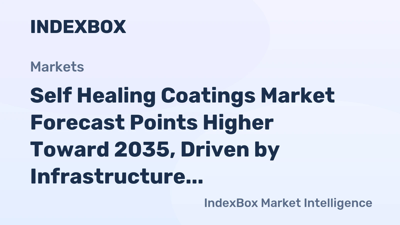 Self Healing Coatings Market Forecast Points Higher Toward 2035, Driven by Infrastructure Durability Demands