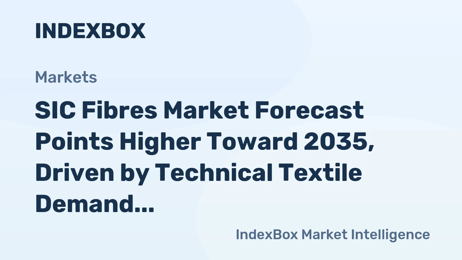 SIC Fibres Market Forecast Points Higher Toward 2035, Driven by Technical Textile Demand