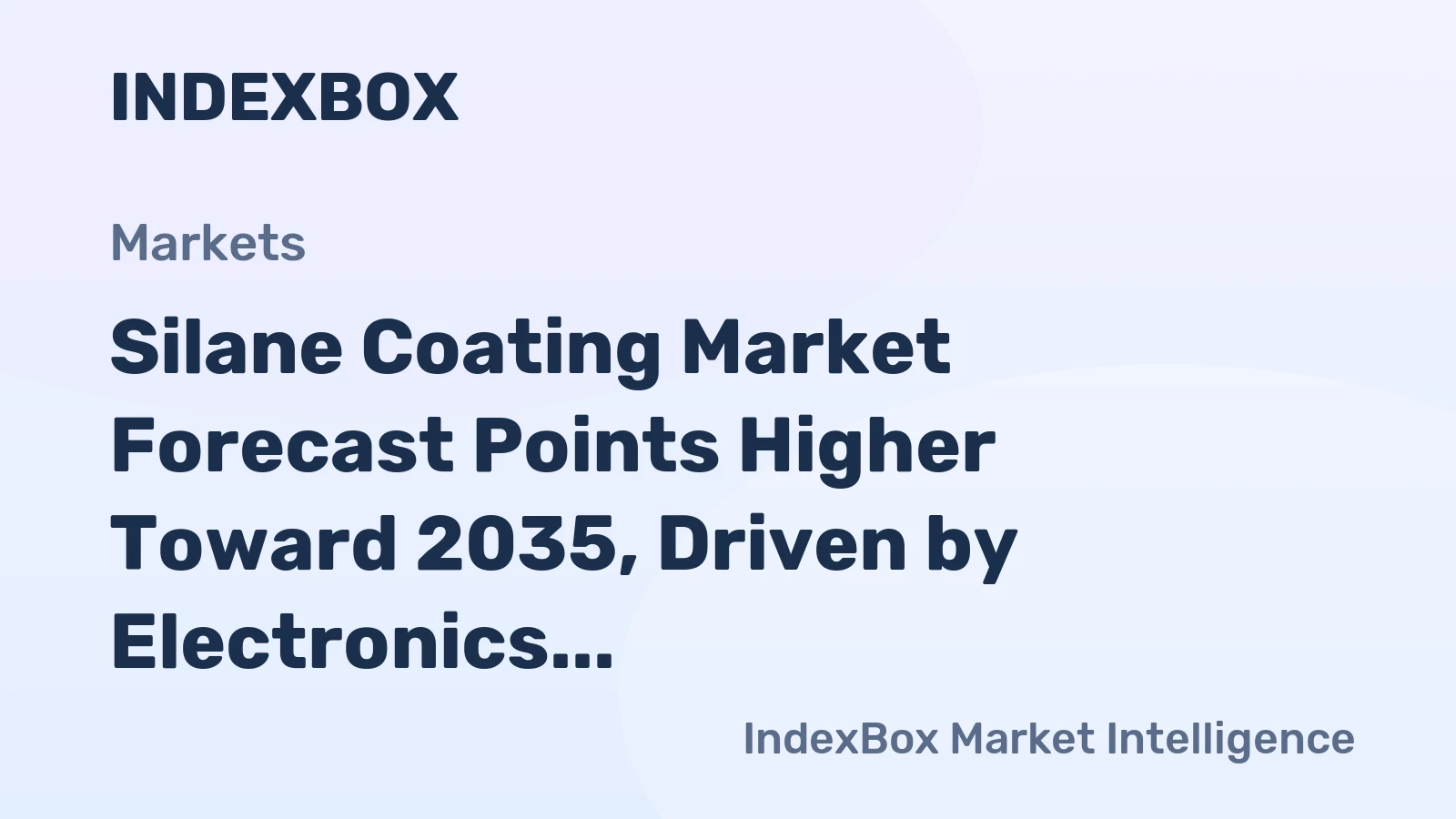 Silane Coating Market Forecast Points Higher Toward 2035, Driven by Electronics and Construction Demand