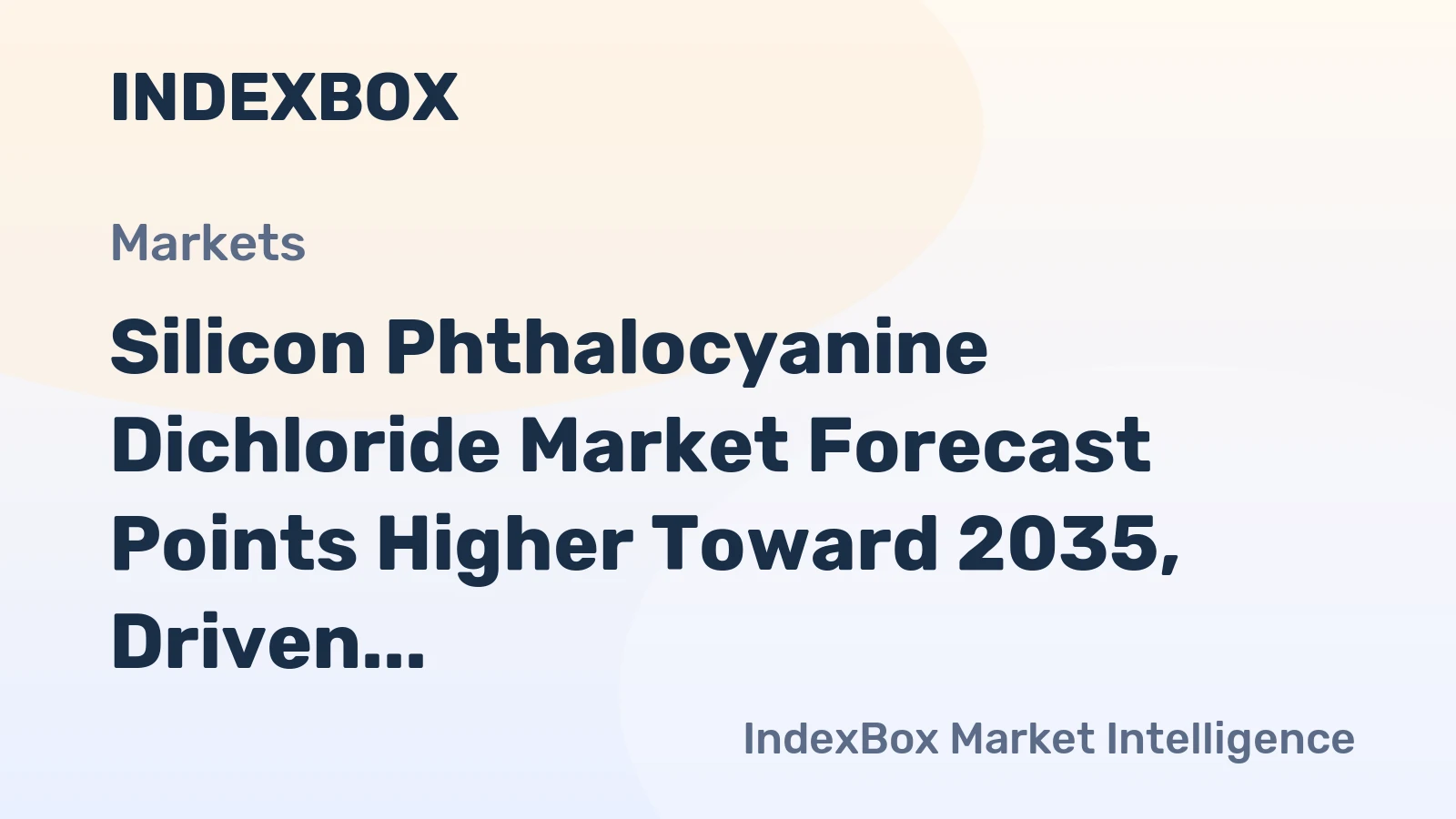 Silicon Phthalocyanine Dichloride Market Forecast Points Higher Toward 2035, Driven by Optoelectronics Demand