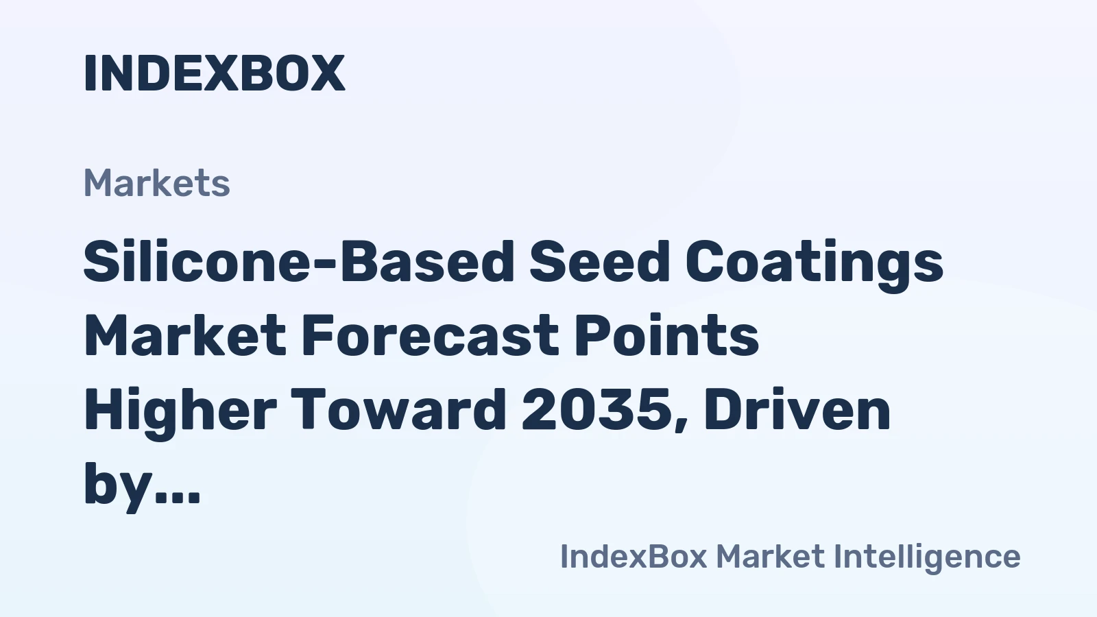 Silicone-Based Seed Coatings Market Forecast Points Higher Toward 2035, Driven by Arid-Region Crop Expansion