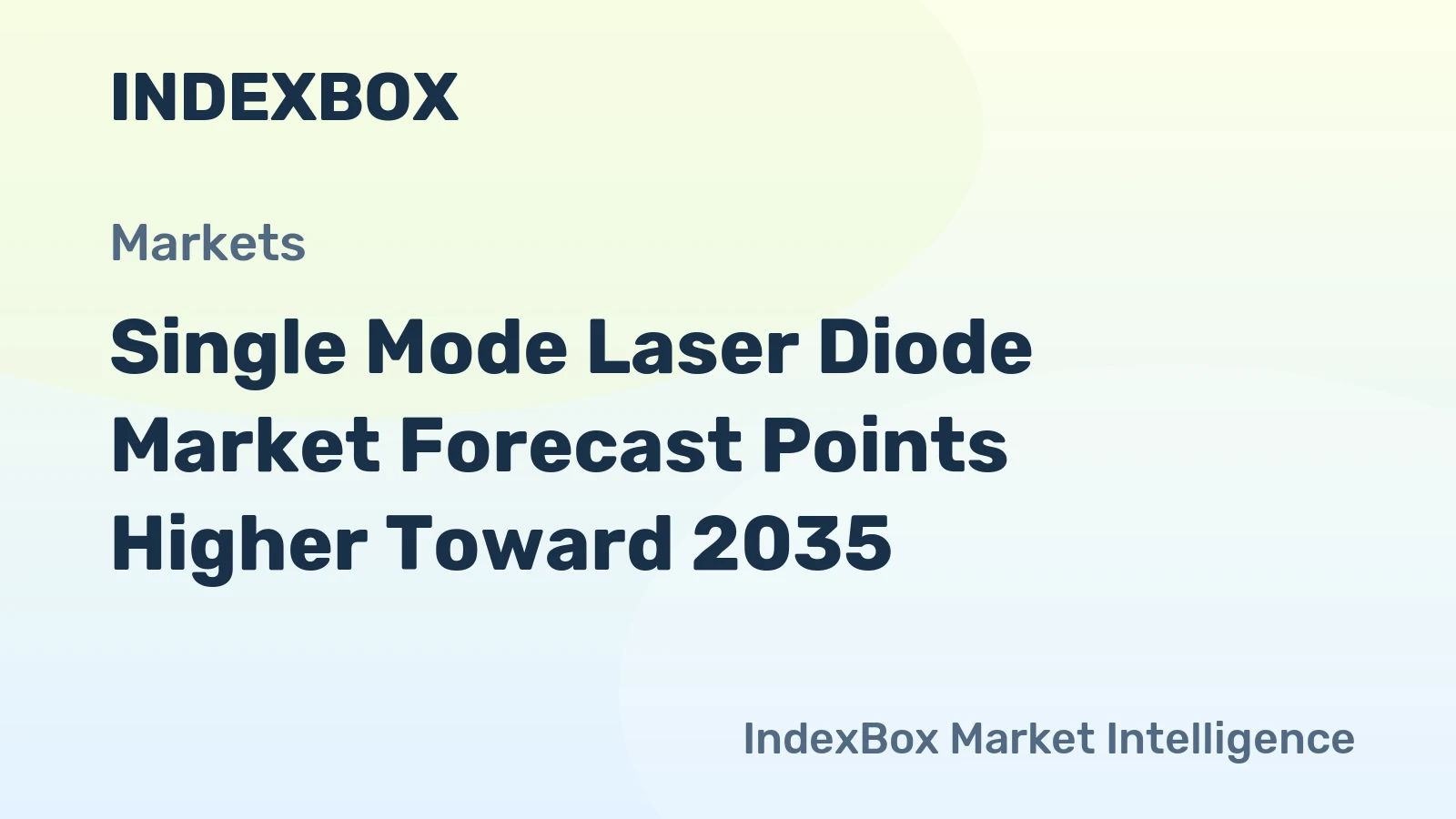 Single Mode Laser Diode Market Forecast Points Higher Toward 2035, Driven by Optical Communications and Lidar Expansion