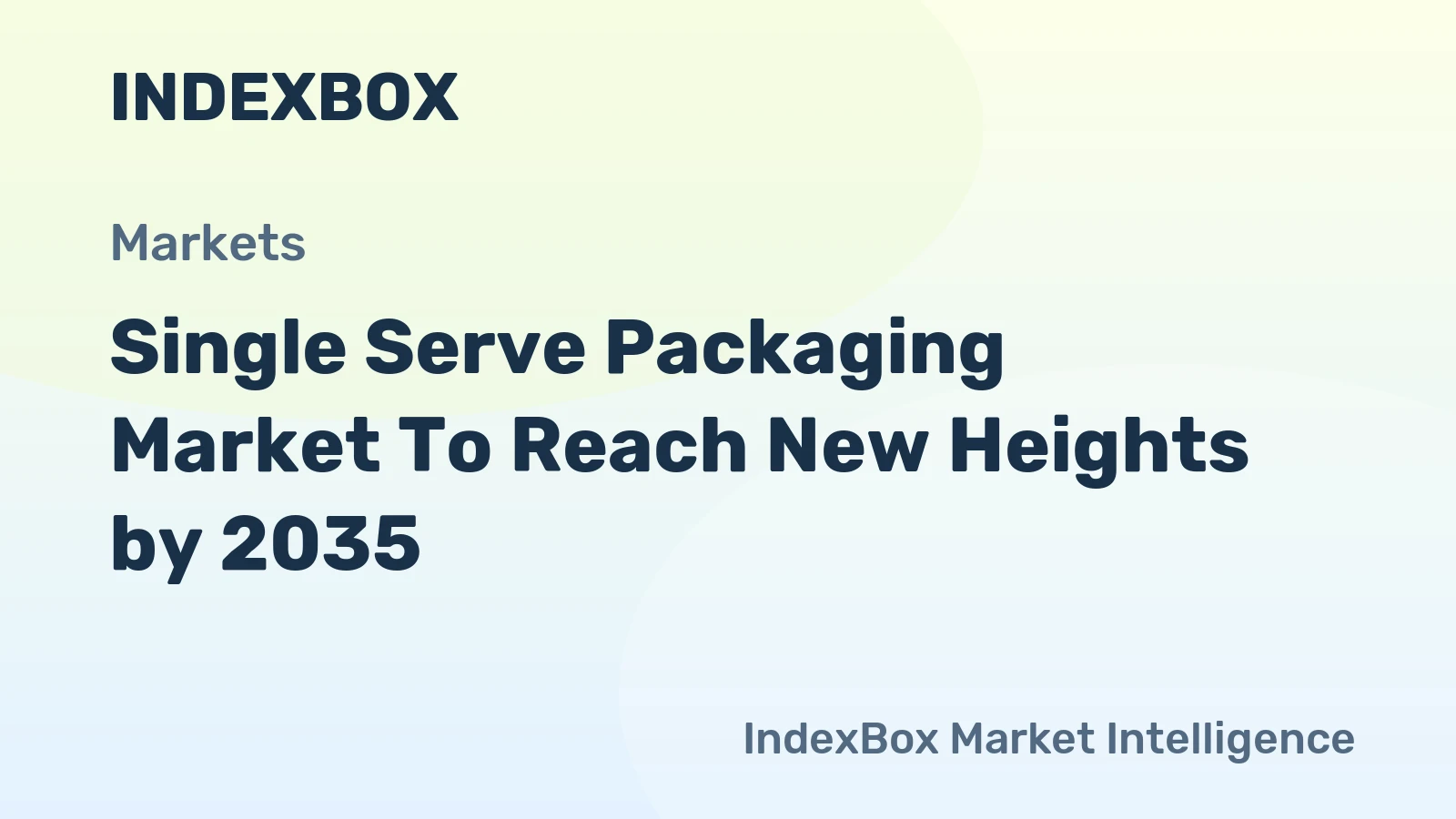 Single Serve Packaging Market to Reach New Heights by 2035, Driven by on-the-Go Consumption and E-Commerce Growth