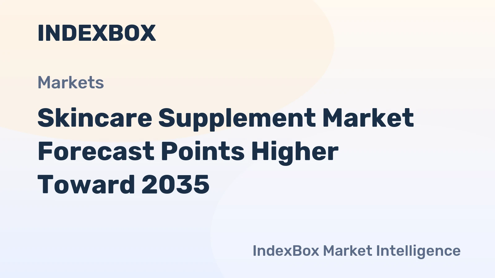 Skincare Supplement Market Forecast Points Higher Toward 2035, Driven by Aging Demographics and Preventive Wellness Trends