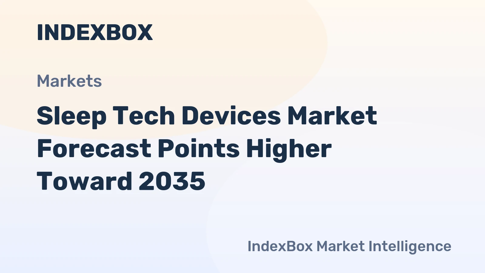 Sleep Tech Devices Market Forecast Points Higher Toward 2035, Driven by Rising Sleep Disorder Prevalence and Home Diagnostic Adoption