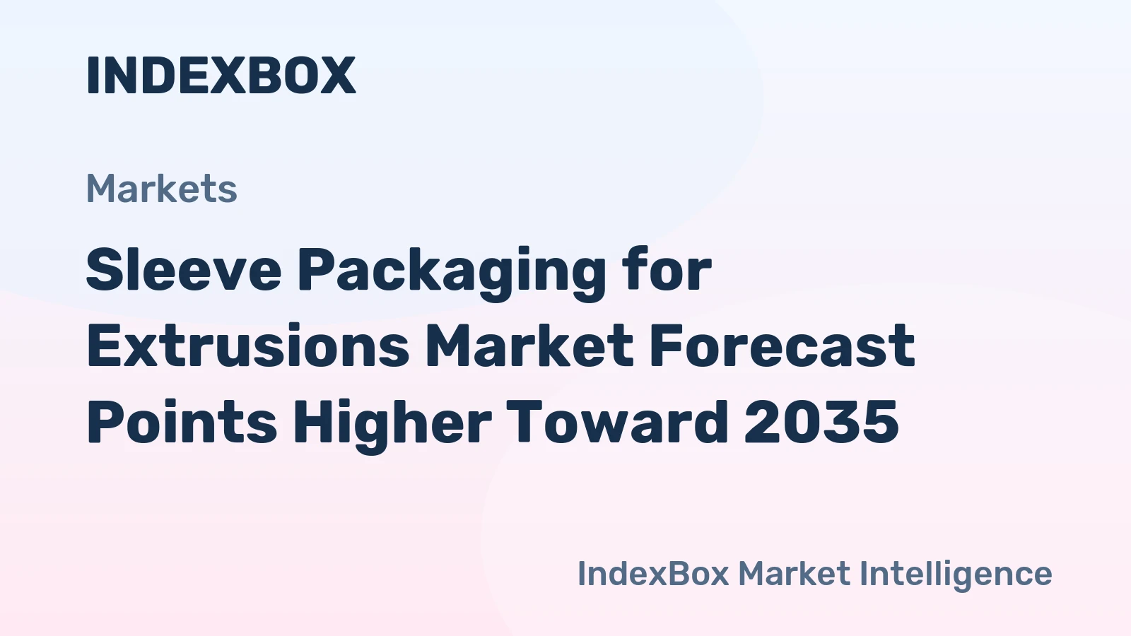 Sleeve Packaging for Extrusions Market Forecast Points Higher Toward 2035, Driven by Construction and Industrial Demand