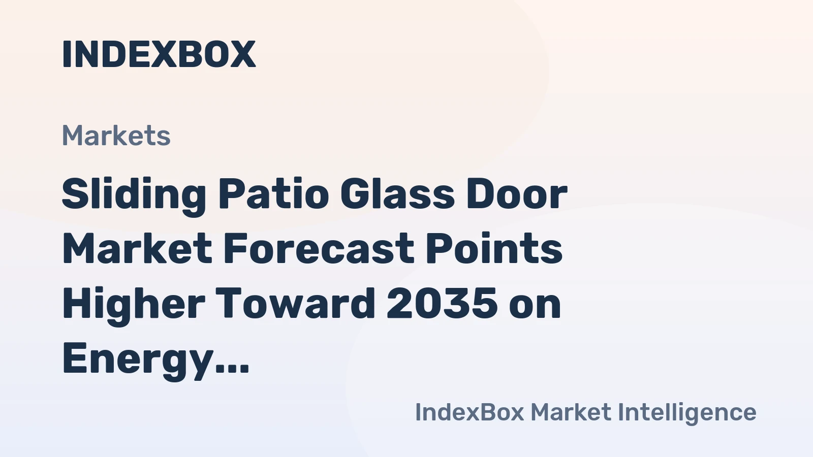 Sliding Patio Glass Door Market Forecast Points Higher Toward 2035 on Energy Retrofits and Premiumization