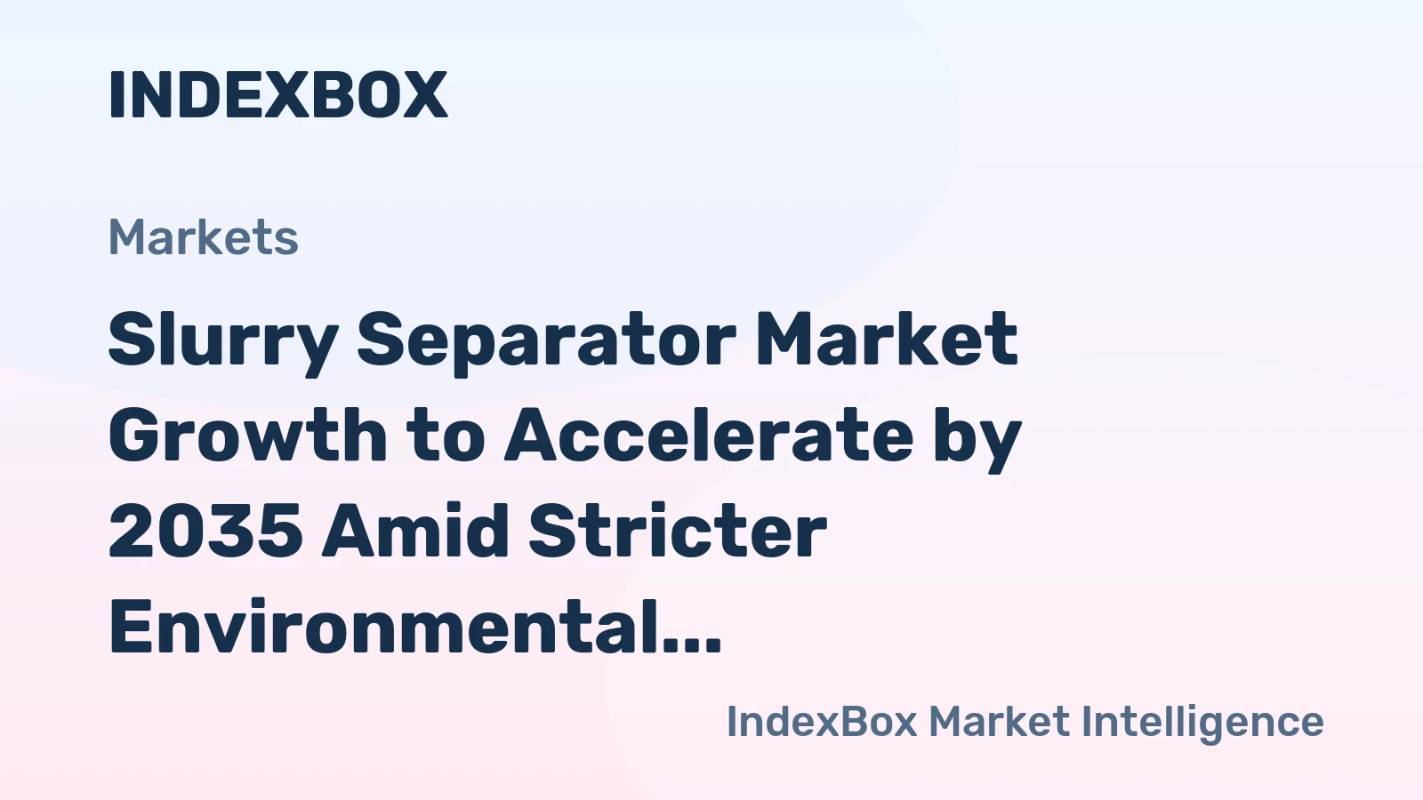 Slurry Separator Market Growth to Accelerate by 2035 Amid Stricter Environmental Compliance and Mining Expansion