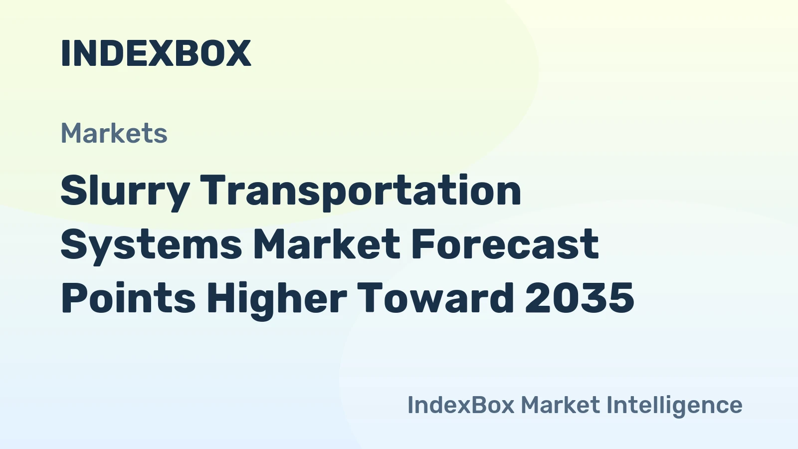 Slurry Transportation Systems Market Forecast Points Higher Toward 2035, Driven by Semiconductor and Mining Demand