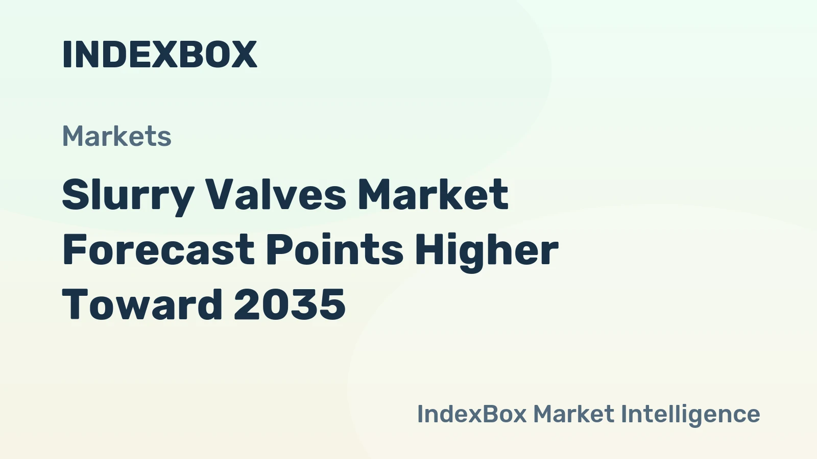 Slurry Valves Market Forecast Points Higher Toward 2035, Driven by Mining Expansion and Water Infrastructure Upgrades