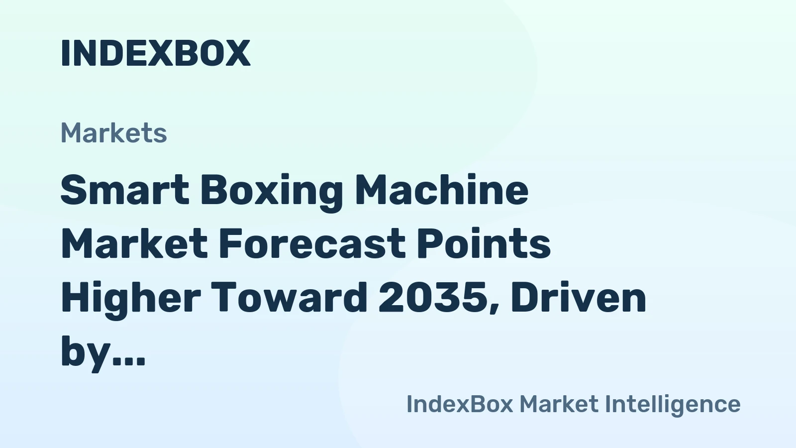 Smart Boxing Machine Market Forecast Points Higher Toward 2035, Driven by Gamified Home Fitness Demand