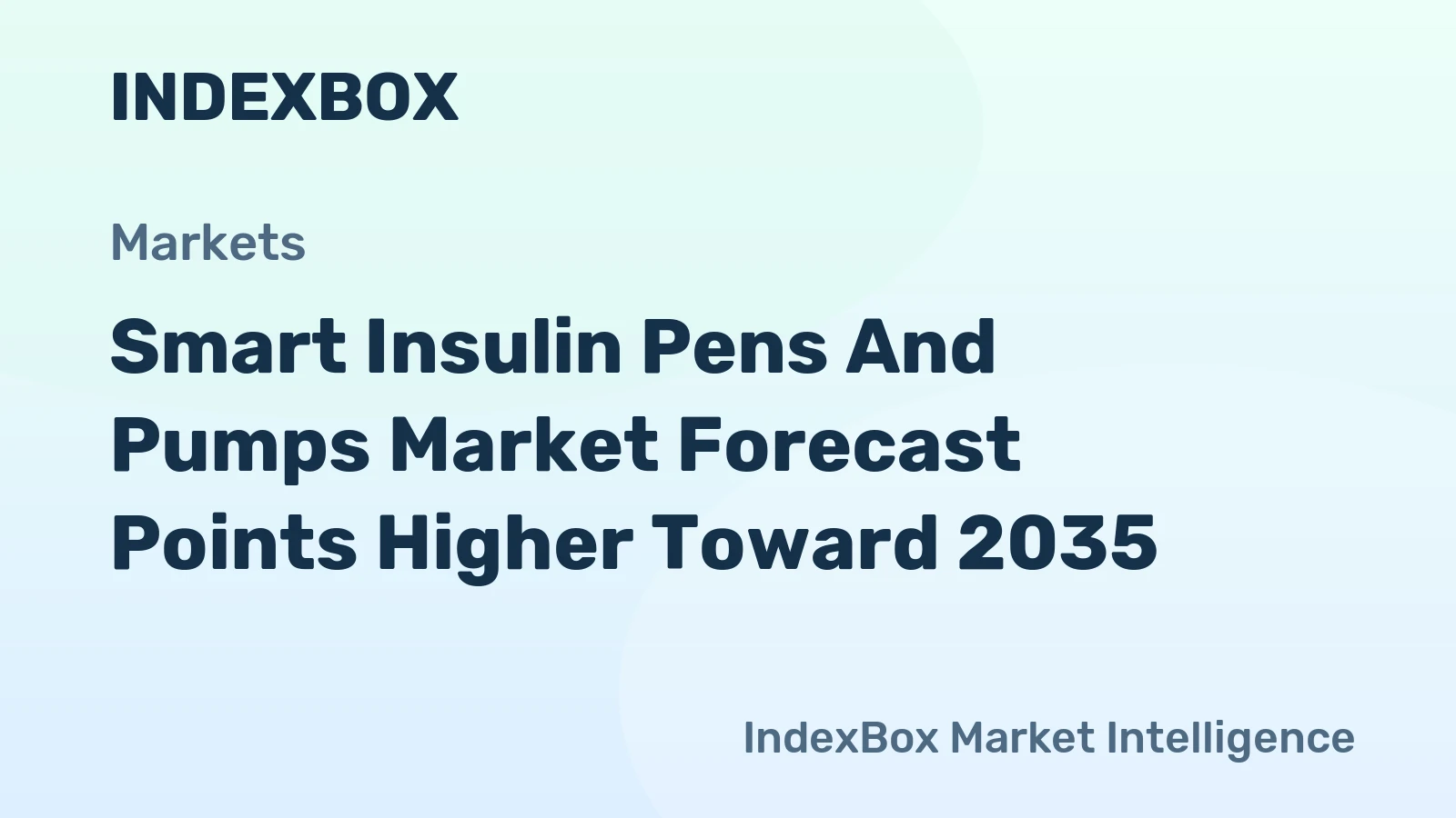 Smart Insulin Pens and Pumps Market Forecast Points Higher Toward 2035, Driven by Digital Diabetes Management Adoption