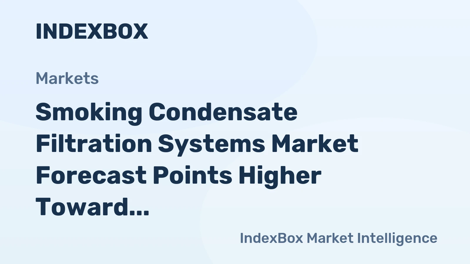 Smoking Condensate Filtration Systems Market Forecast Points Higher Toward 2035, Driven by Stricter Air Quality Mandates