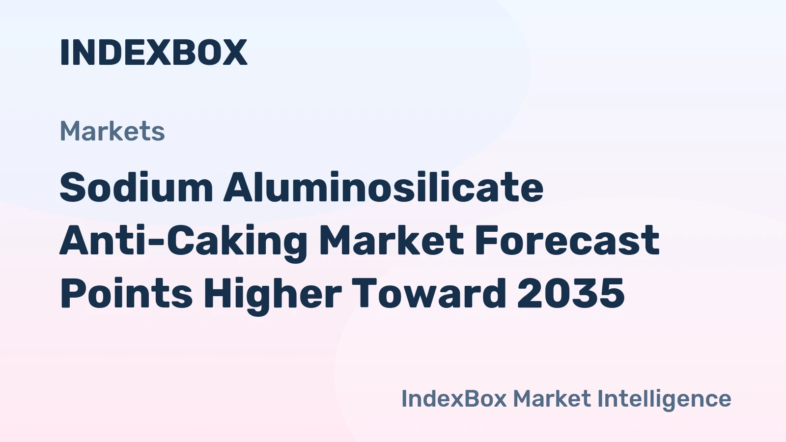 Sodium Aluminosilicate Anti-Caking Market Forecast Points Higher Toward 2035, Driven by Electronics Sector Demand
