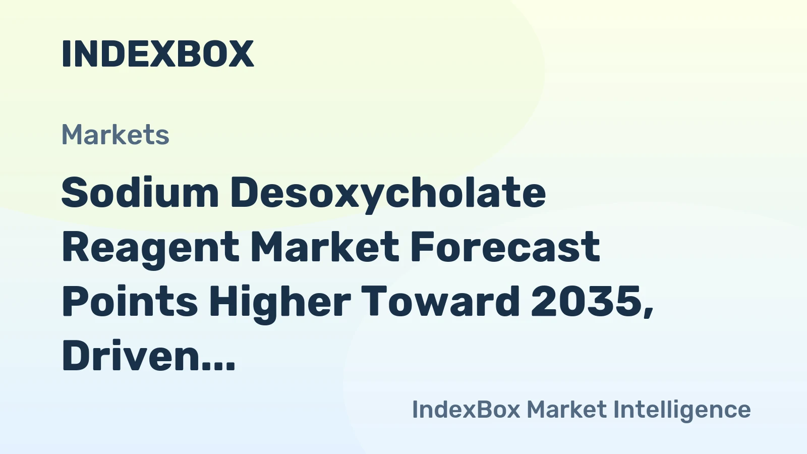 Sodium Desoxycholate Reagent Market Forecast Points Higher Toward 2035, Driven by Electronics Sector Demand