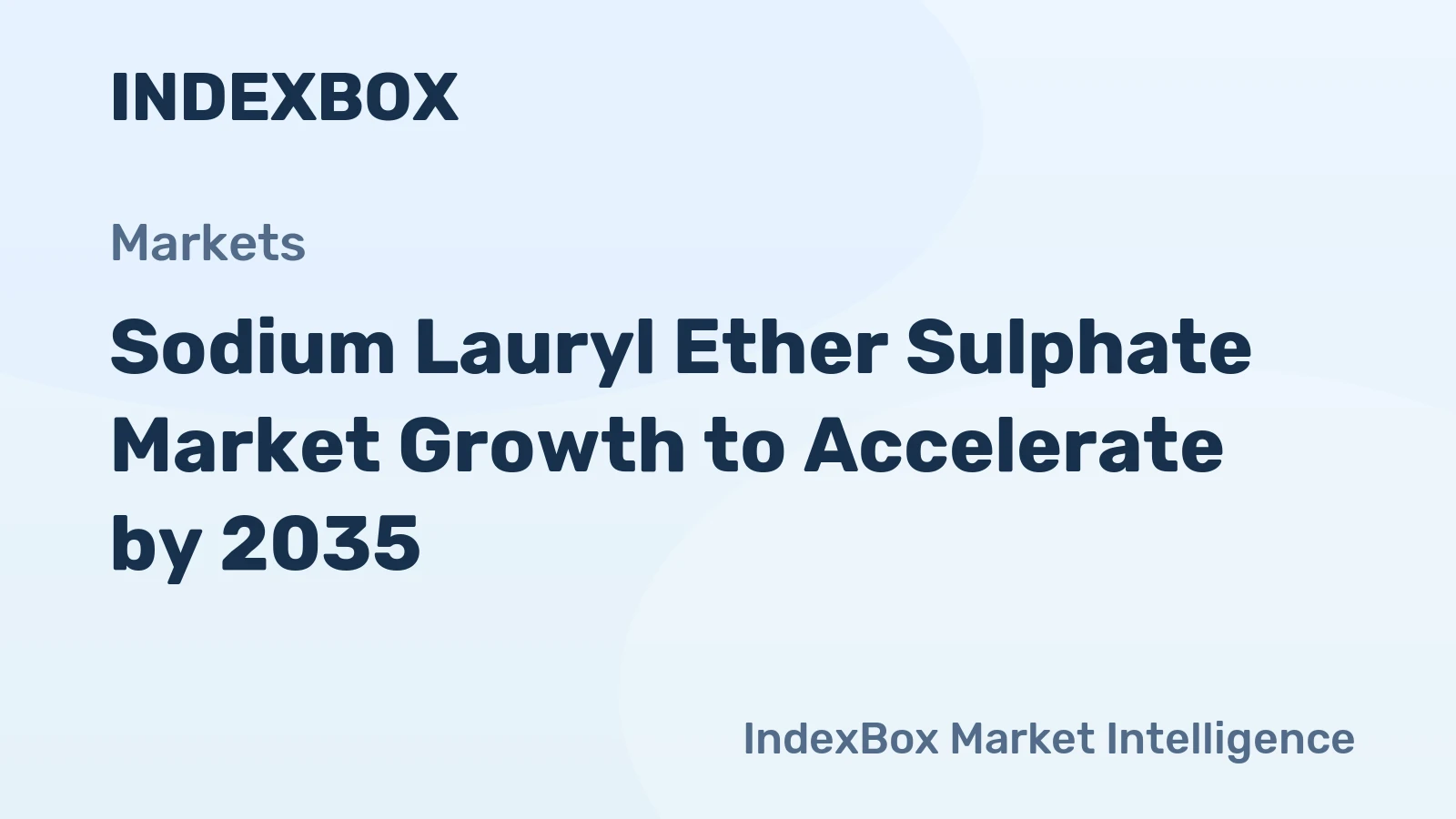 Sodium Lauryl Ether Sulphate Market Growth to Accelerate by 2035, Driven by Bioprocessing Expansion and Pharma-Grade Demand