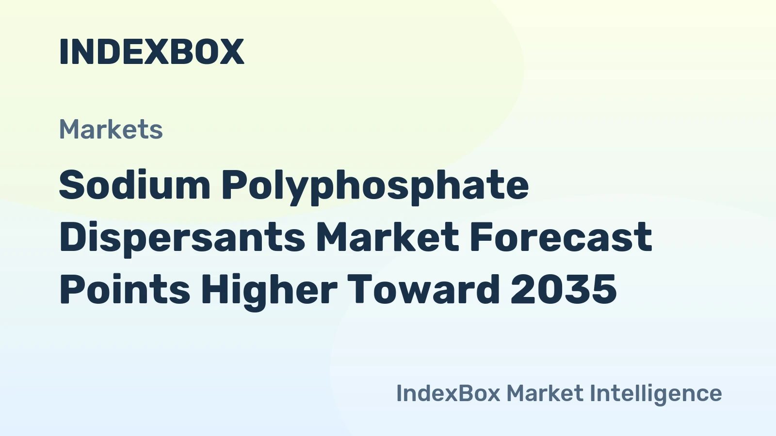 Sodium Polyphosphate Dispersants Market Forecast Points Higher Toward 2035, Driven by Electronics Miniaturization