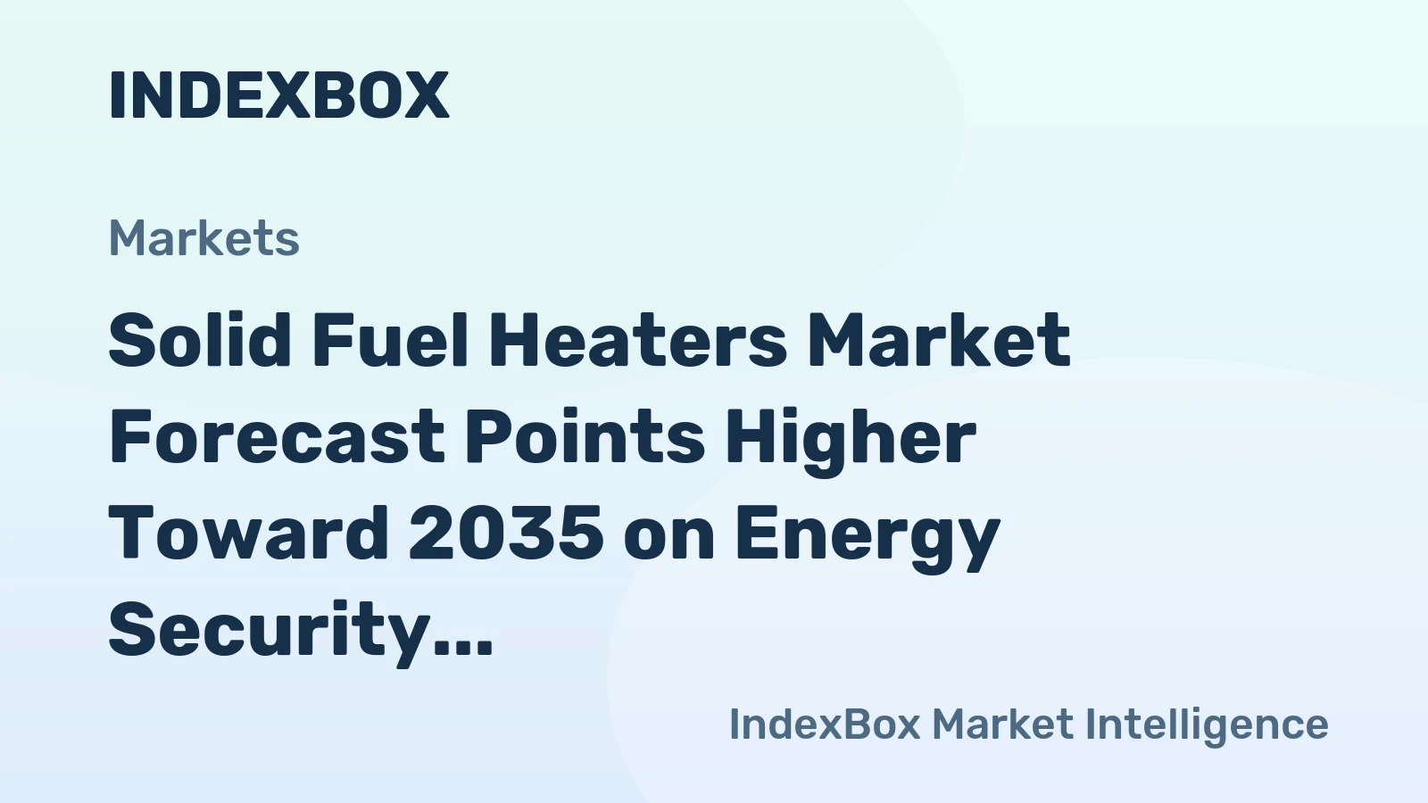 Solid Fuel Heaters Market Forecast Points Higher Toward 2035 on Energy Security Needs