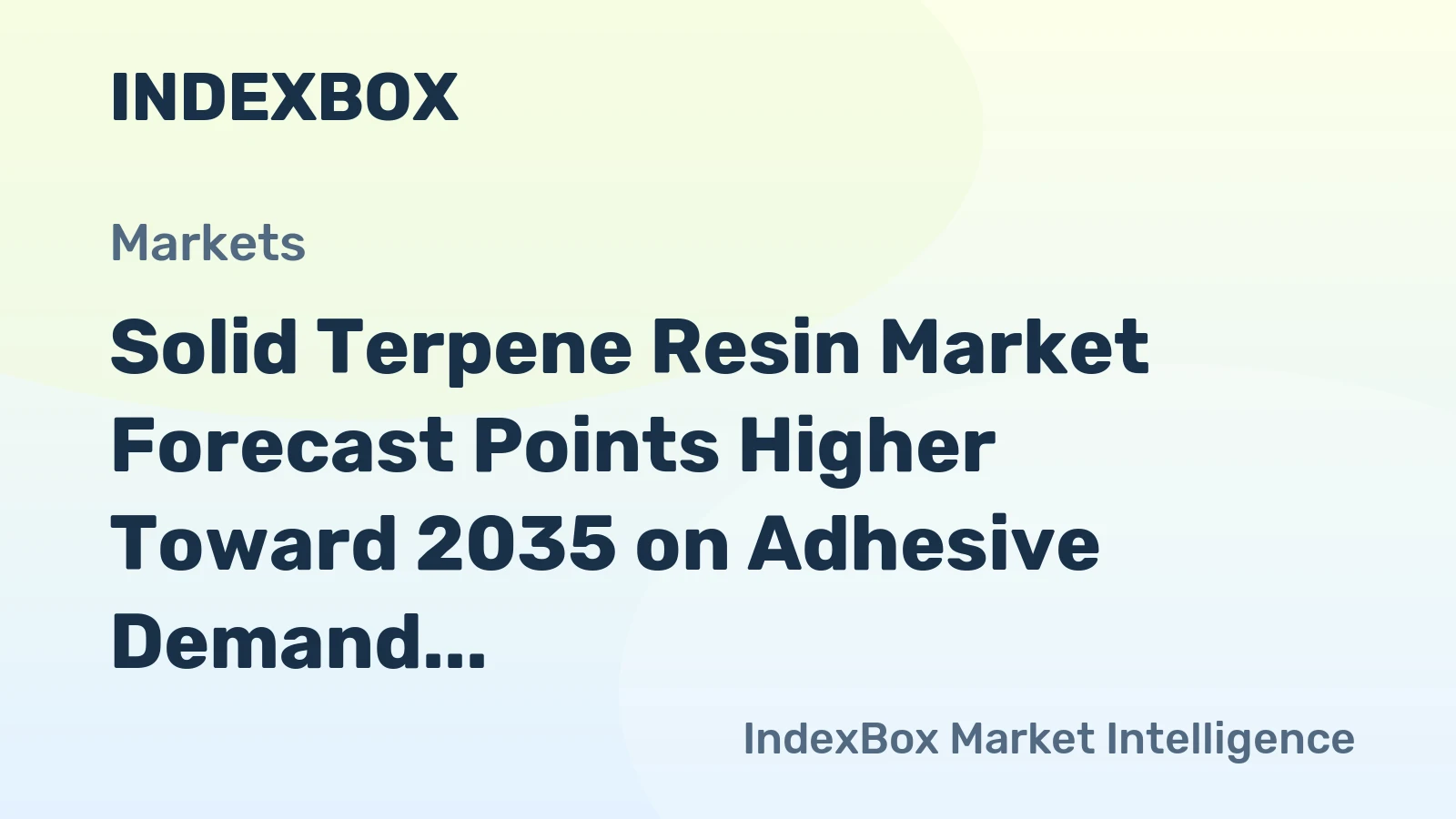 Solid Terpene Resin Market Forecast Points Higher Toward 2035 on Adhesive Demand Surge