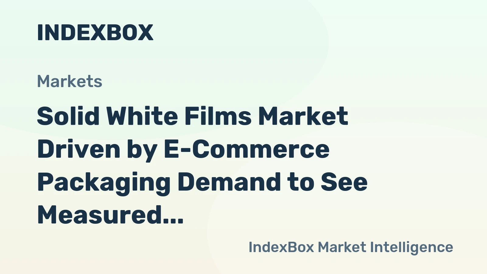 Solid White Films Market Driven by E-Commerce Packaging Demand to See Measured Expansion Through 2035