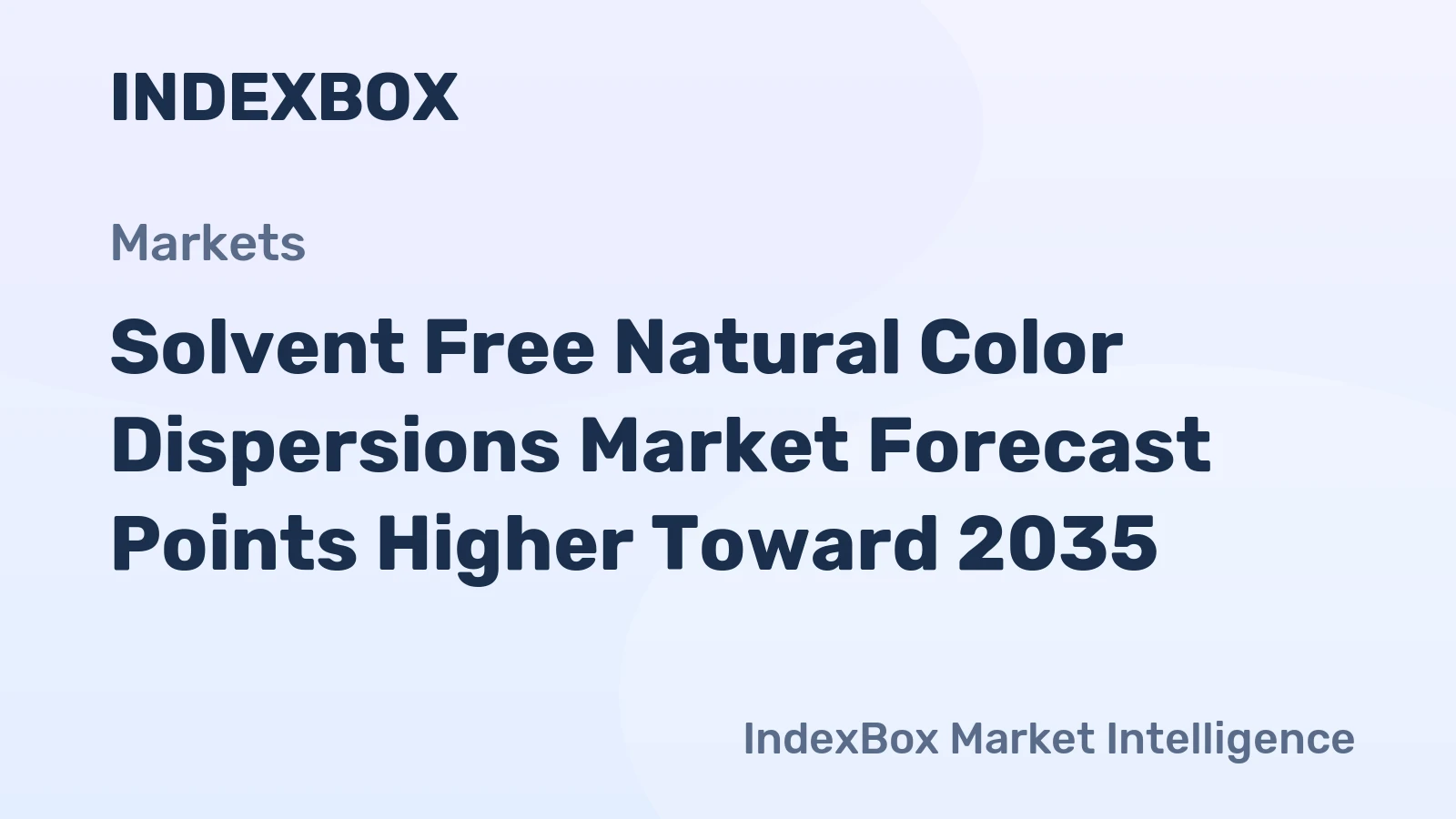 Solvent Free Natural Color Dispersions Market Forecast Points Higher Toward 2035, Driven by Clean-Label Mandates