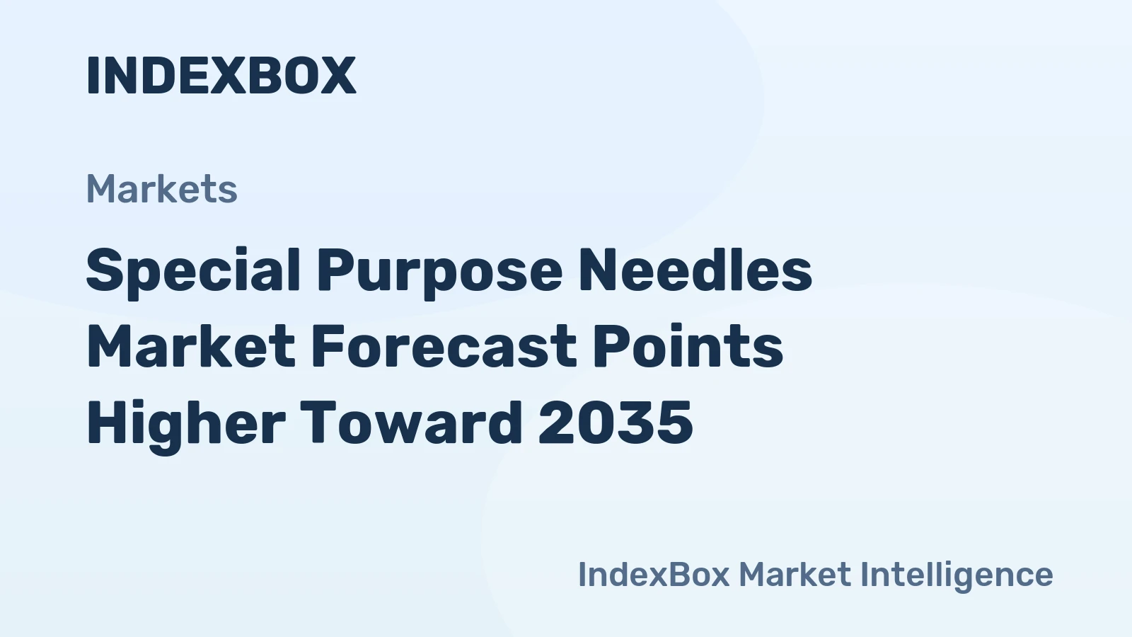 Special Purpose Needles Market Forecast Points Higher Toward 2035, Driven by Expanding Minimally Invasive Surgery Volumes