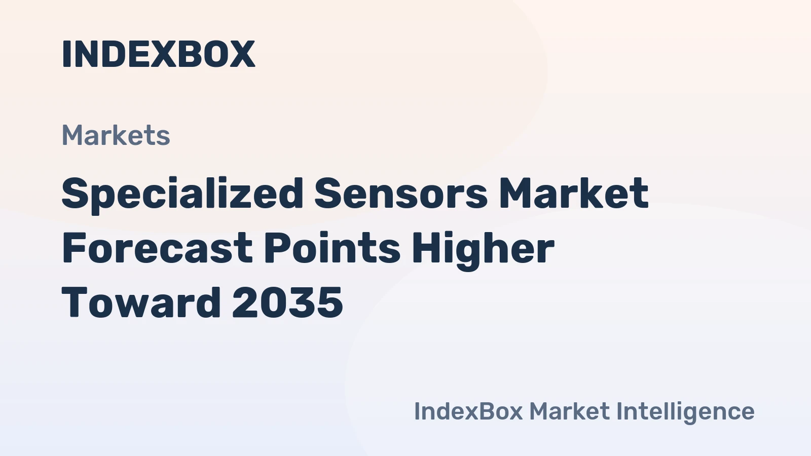 Specialized Sensors Market Forecast Points Higher Toward 2035, Driven by Industrial Automation and Sensor Fusion