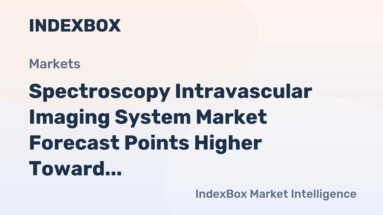 Spectroscopy Intravascular Imaging System Market Forecast Points Higher Toward 2035, Driven by Rising Plaque Characterization Demand