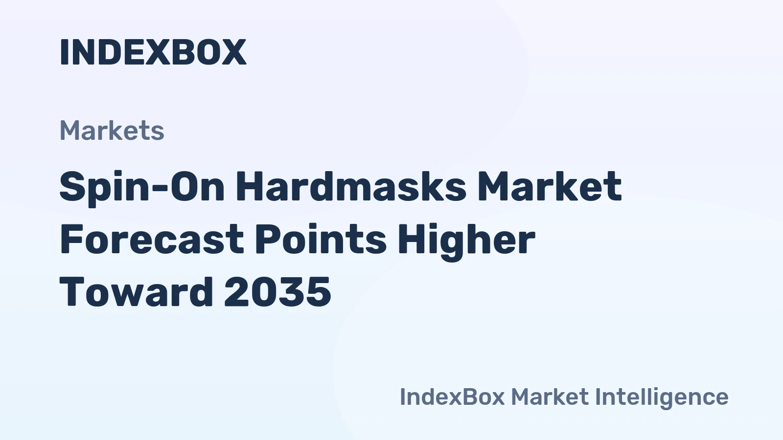 Spin-On Hardmasks Market Forecast Points Higher Toward 2035, Driven by EUV Lithography Scaling and Sub-10nm Node Expansion