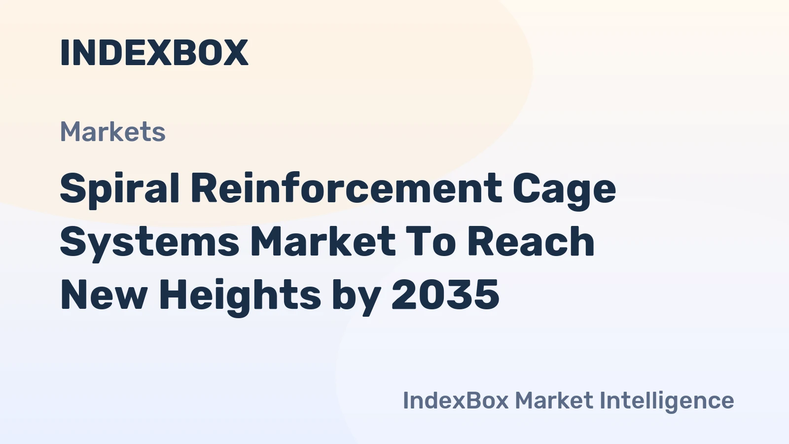 Spiral Reinforcement Cage Systems Market to Reach New Heights by 2035, Driven by Seismic Code Upgrades and Urban Infrastructure Expansion