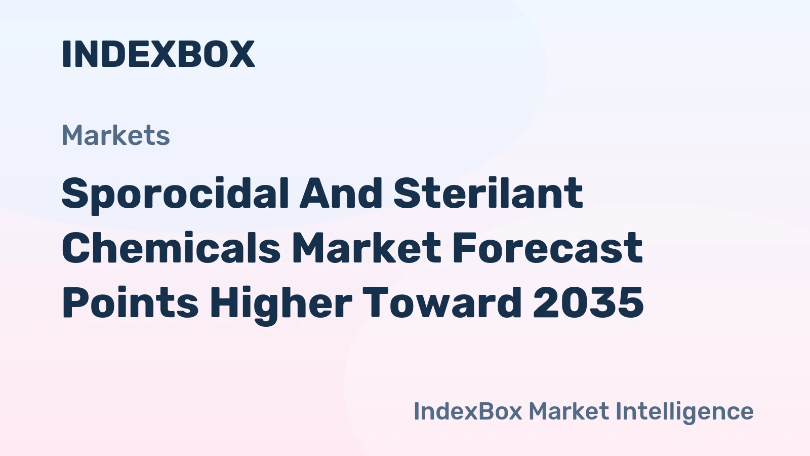 Sporocidal and Sterilant Chemicals Market Forecast Points Higher Toward 2035, Driven by Elevated Healthcare Standards
