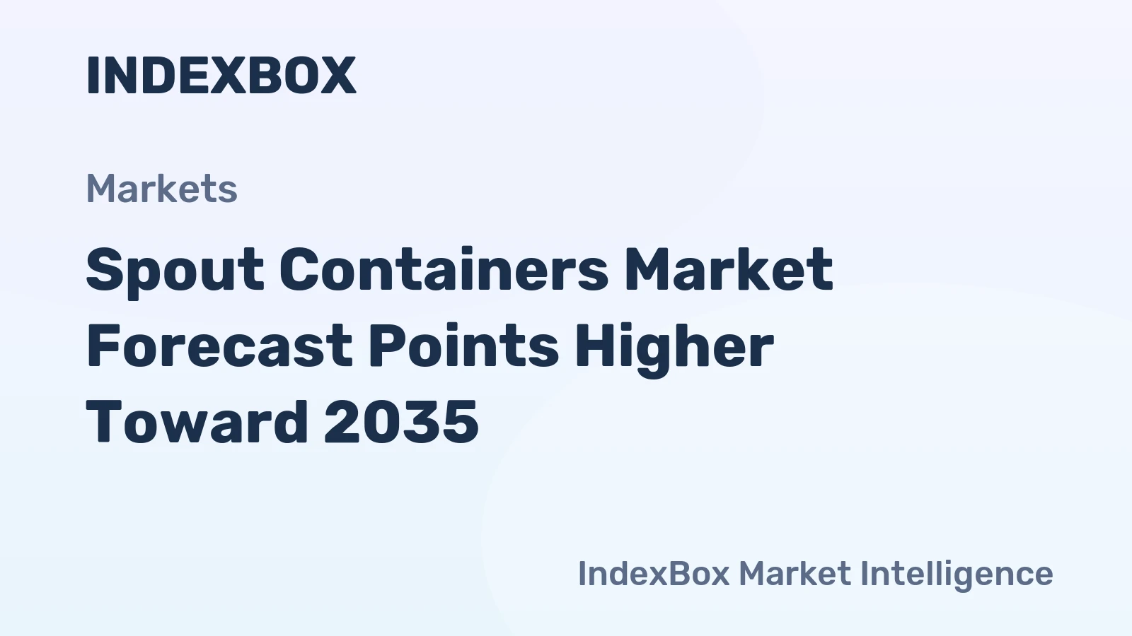 Spout Containers Market Forecast Points Higher Toward 2035, Driven by E-Commerce and Convenience Packaging Demand