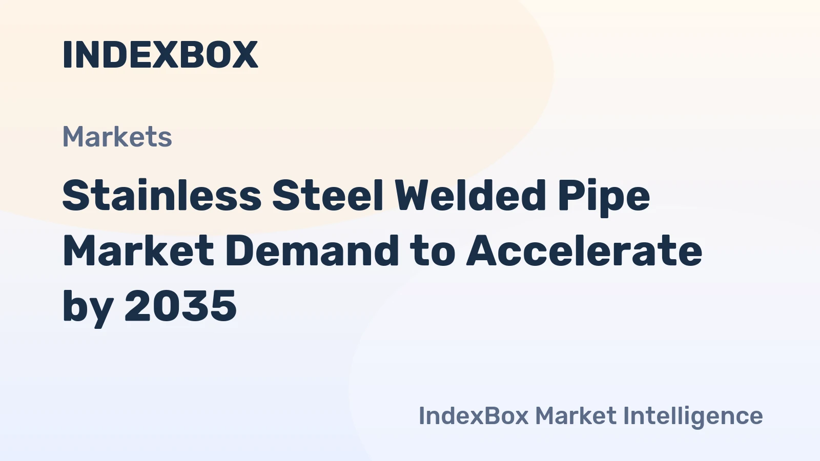 Stainless Steel Welded Pipe Market Demand to Accelerate by 2035, Driven by Global Infrastructure and Energy Transition