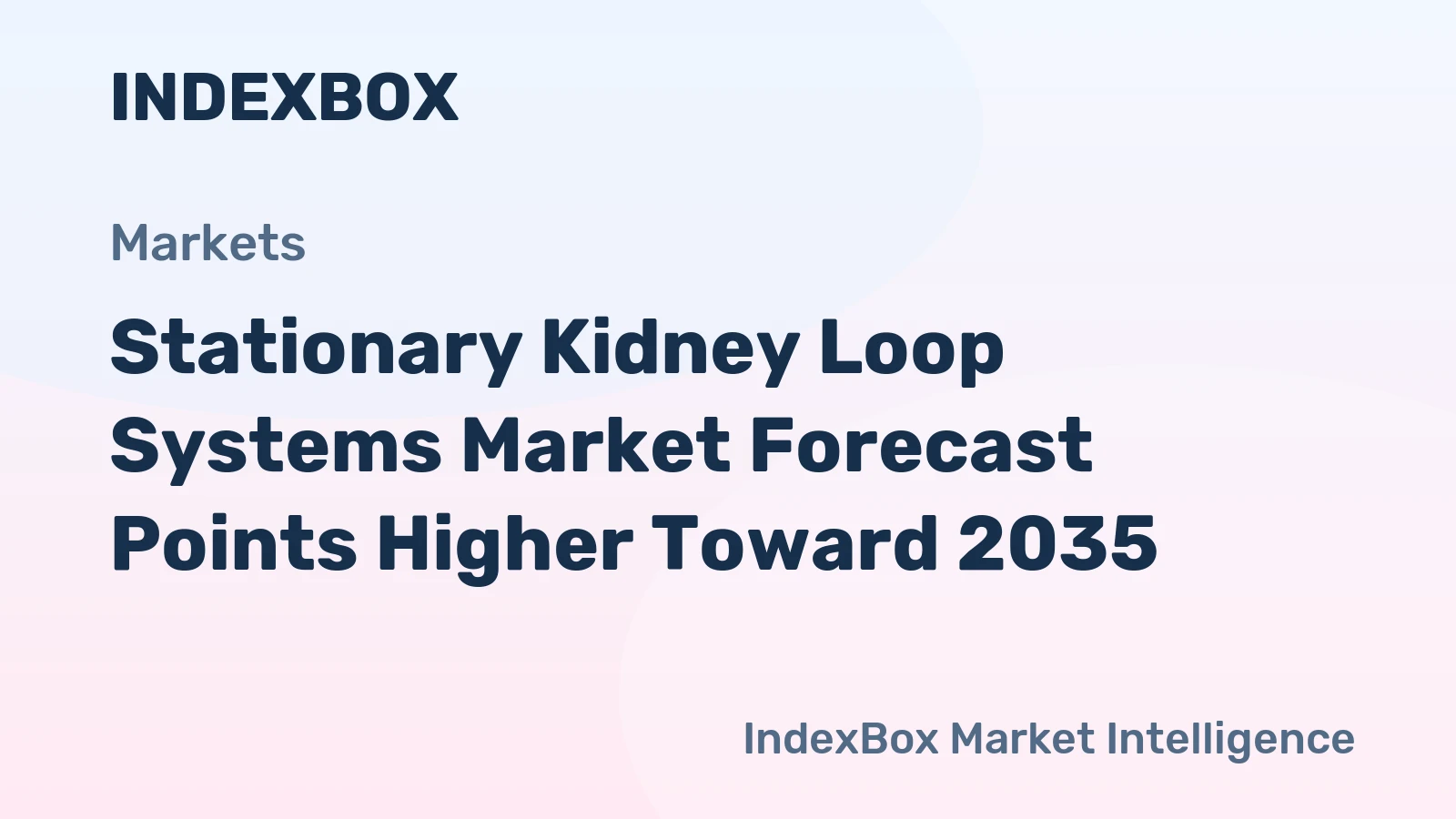 Stationary Kidney Loop Systems Market Forecast Points Higher Toward 2035, Driven by Semiconductor Fab Expansions and Industrial Automation Upgrades