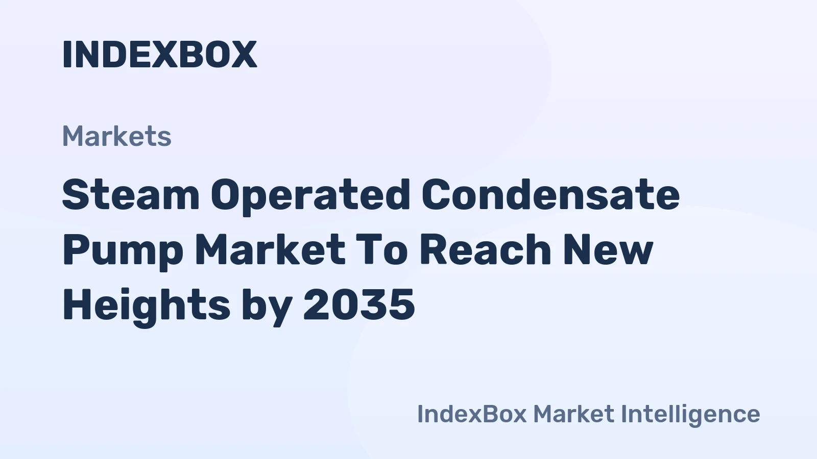 Steam Operated Condensate Pump Market to Reach New Heights by 2035, Driven by Industrial Energy Efficiency Mandates