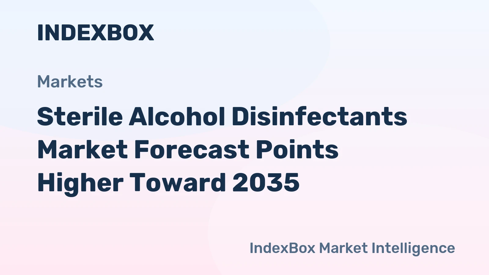 Sterile Alcohol Disinfectants Market Forecast Points Higher Toward 2035, Driven by Biopharma Cleanroom Expansion