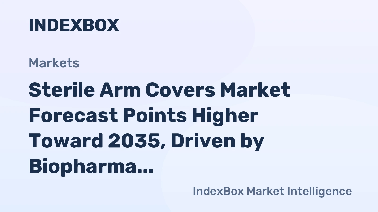 Sterile Arm Covers Market Forecast Points Higher Toward 2035, Driven by Biopharma Capacity Expansion