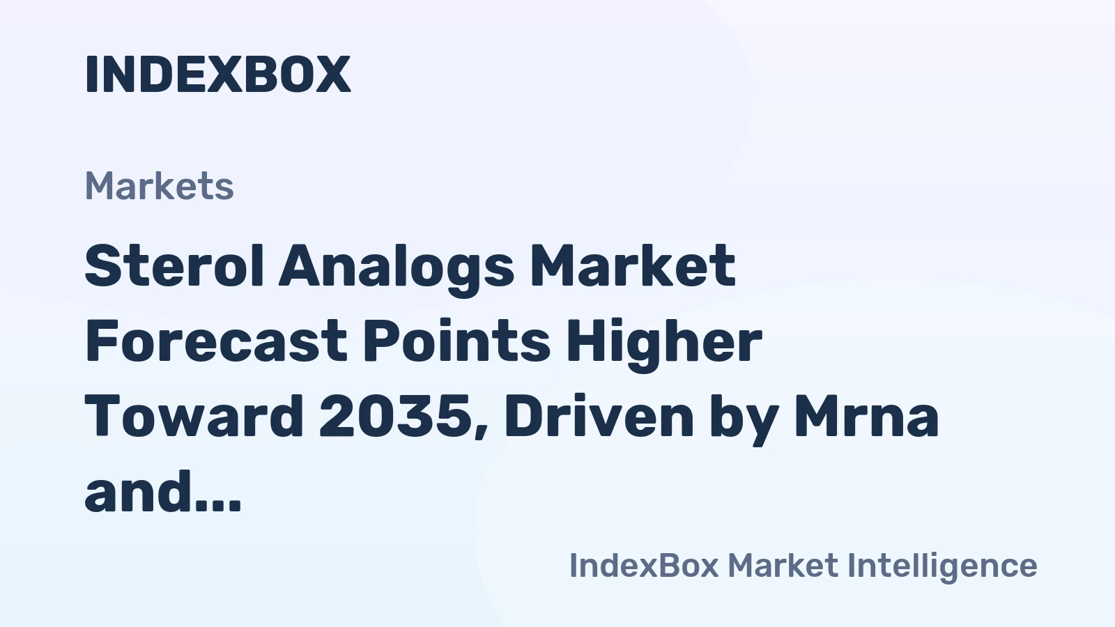 Sterol Analogs Market Forecast Points Higher Toward 2035, Driven by Mrna and Gene Therapy Demand